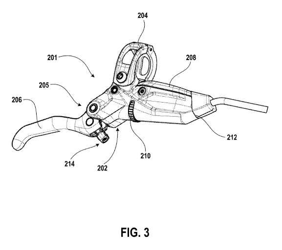 Hydraulic Brake Control Device with Handlebar Proximal Hose Attachment ...